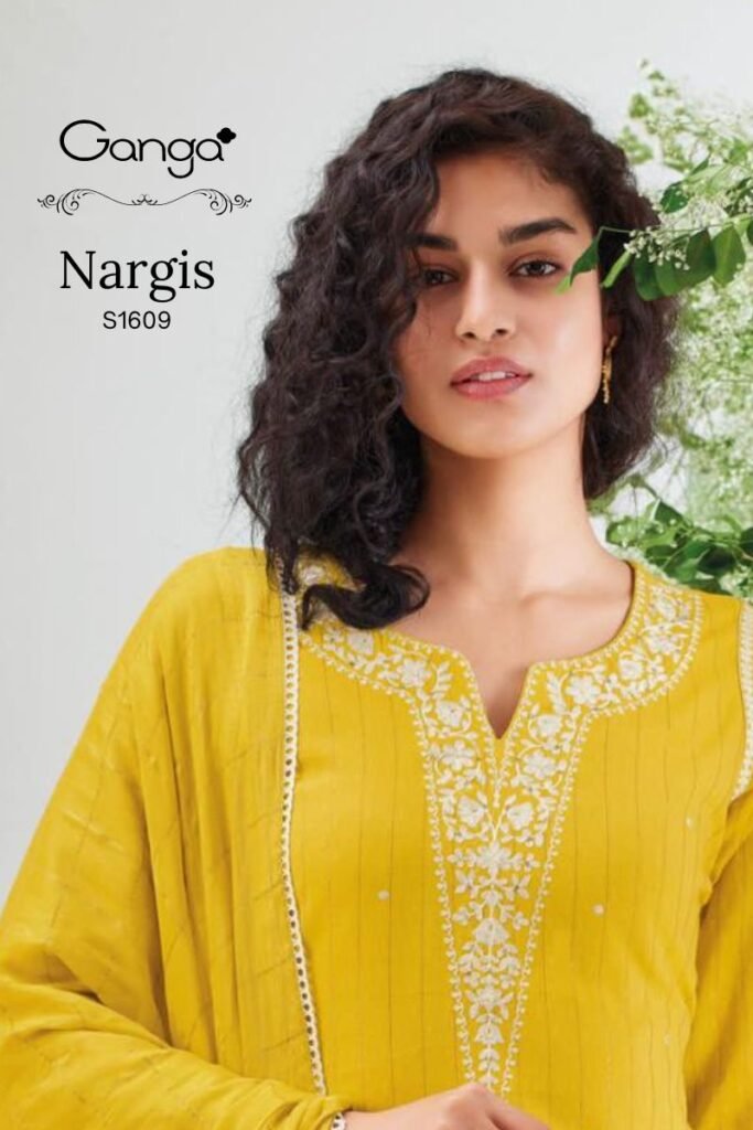 Ganga Fashions Nargis Premium Cotton Suit Full Catalog Sale